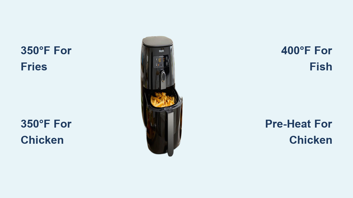 Philips Air Fryer Temperature Guide: Quick Tips
